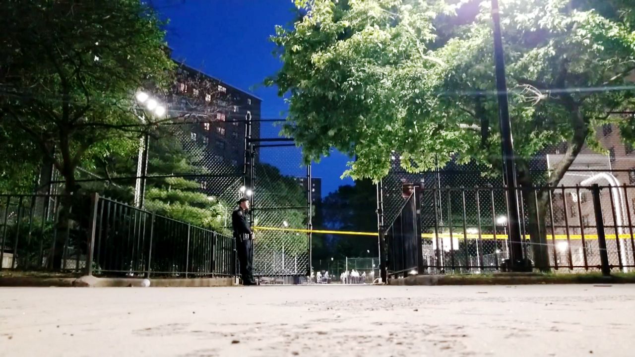 NYPD Investigates Teen's Shooting on Brooklyn Playground NYPD Investigates Teen's Shooting on Brooklyn Playground