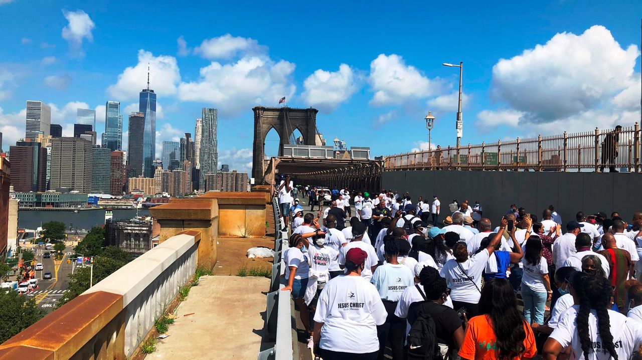 NYPD Chief Among Officers Injured in Dueling Protests