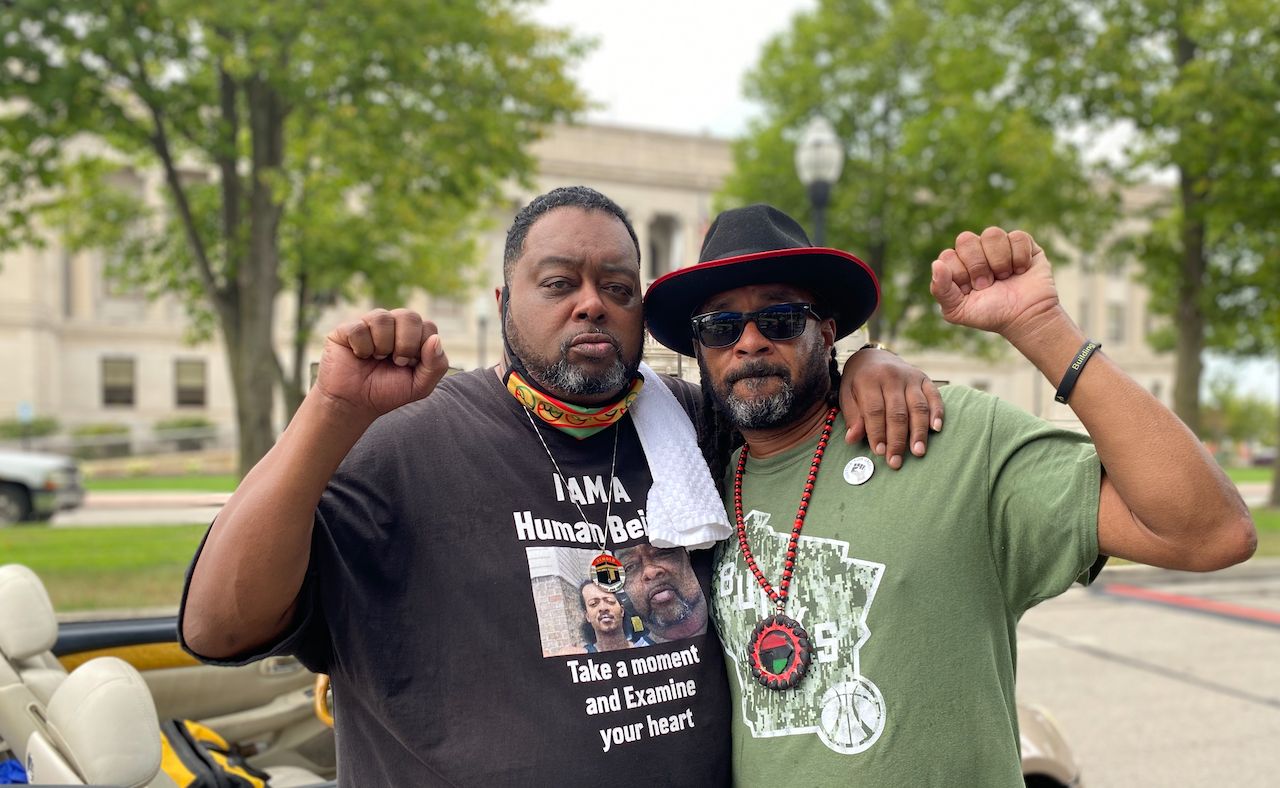 Rally held nearly one year after Jacob Blake shooting