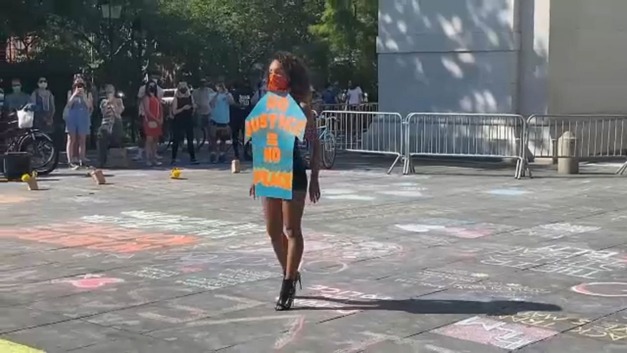 Local designer holds a Black Lives Matter fashion show