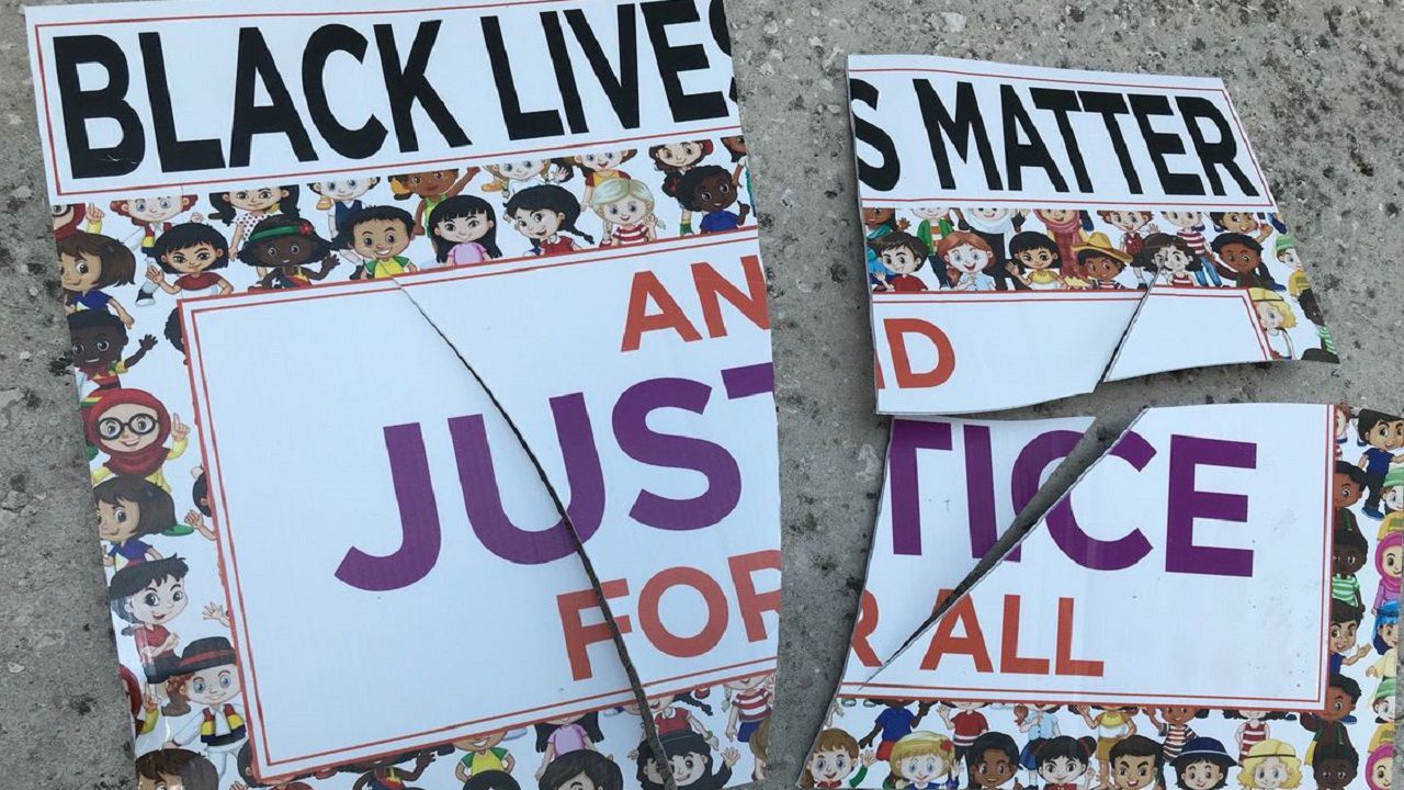 Commissioners Vote to Remove Black Lives Matter Signs