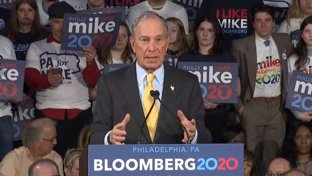 Bloomberg Gains Star Power during Campaign in Philadelphia