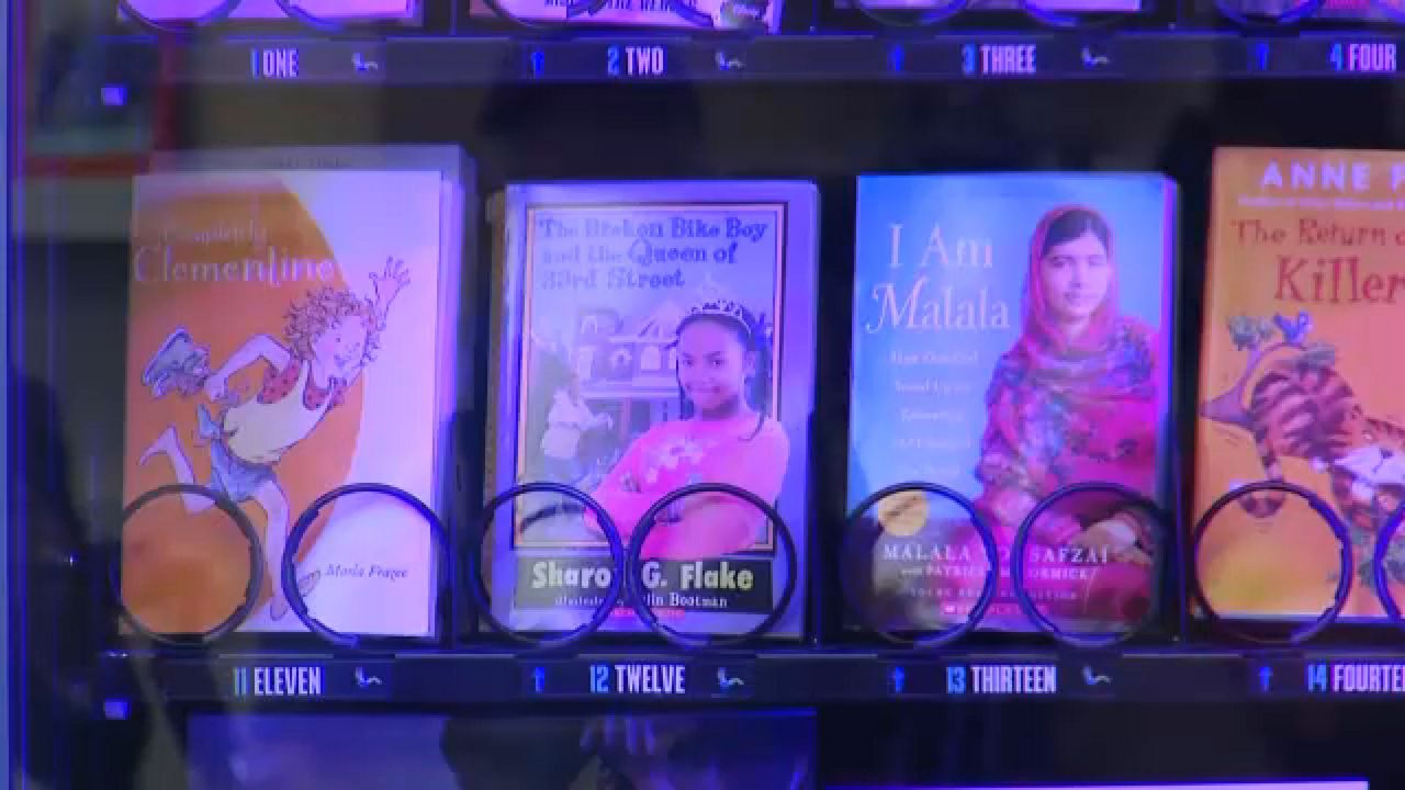 Buffalo Public Schools introduces new book vending machine