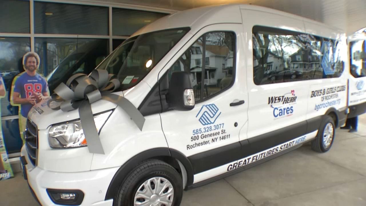 New van, books donated to Boys & Girls Clubs of Rochester