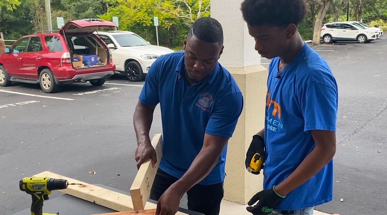 Kids develop trade skills in Boyz2Men with Purpose program