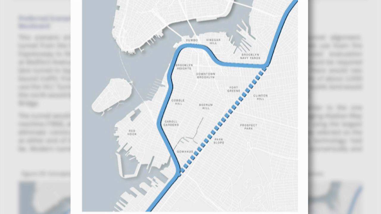 Un tramo de autopista BQE podría ser reparado con un túnel