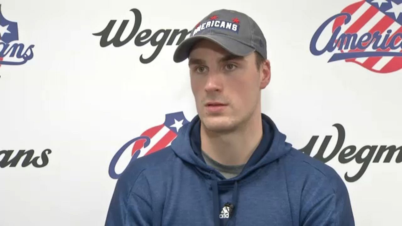 Amerks Forward Brett Murray Utilizes Physicality on the Rink