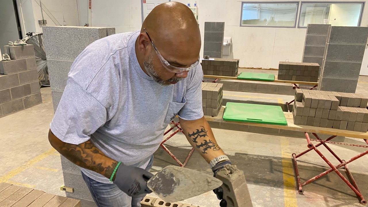 Apprentice hopes more people become bricklayers
