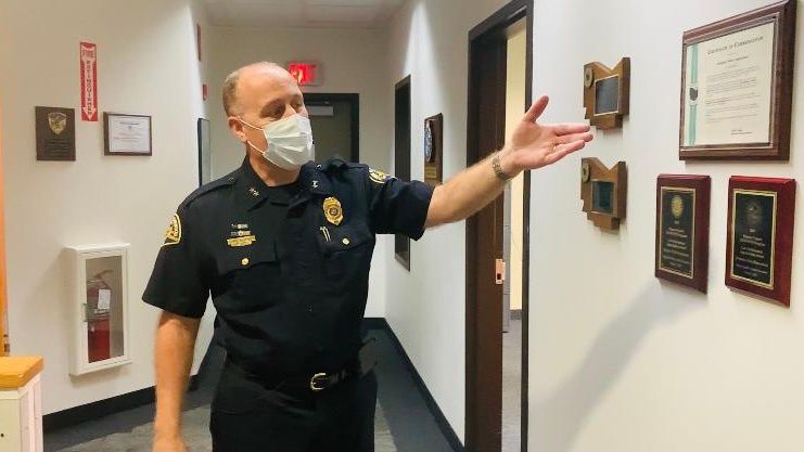 It's open house night at the Brighton Police Department