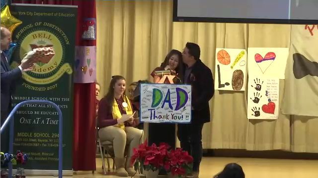 'Bring Your Dad to School Day' at Bayside School Celebrates Father ...