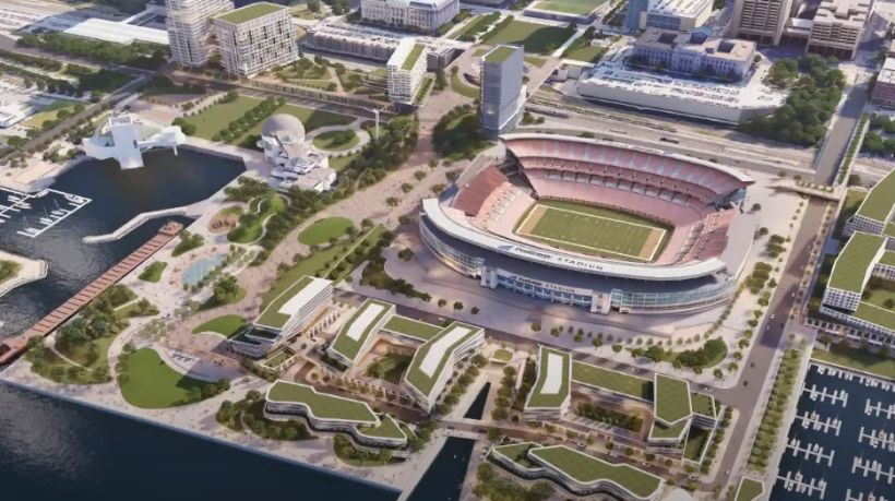 Browns pitch Cleveland shoreline project to City Council