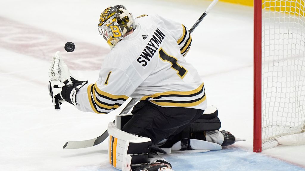Swayman delivers on vow, Bruins top Panthers 2-1 in Game 5