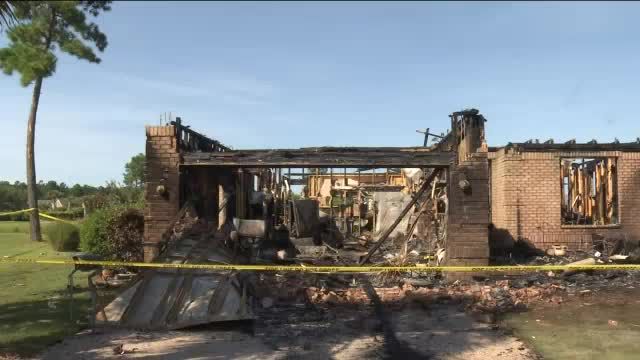 Lightning Believed to be Cause of Leland House Fire