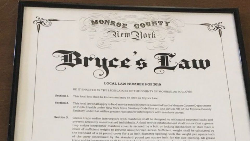 Bryce's Law Goes Into Effect in Monroe County