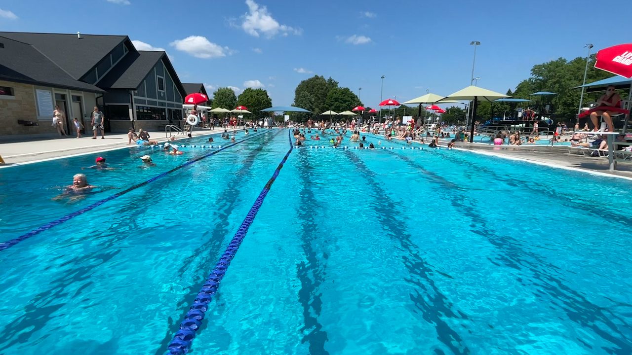 Hundreds beat the heat at Buchner Pool in Waukesha