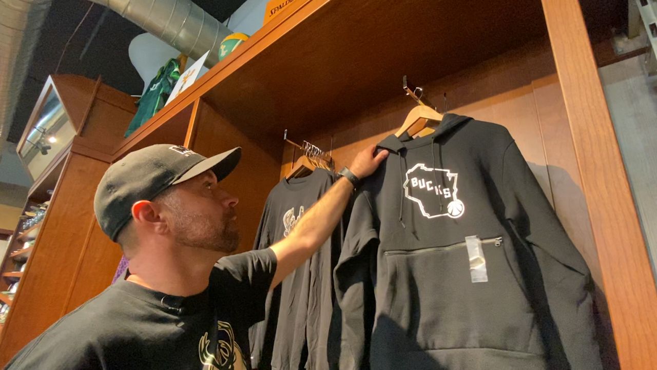 Sports stores see high demand for Bucks gear