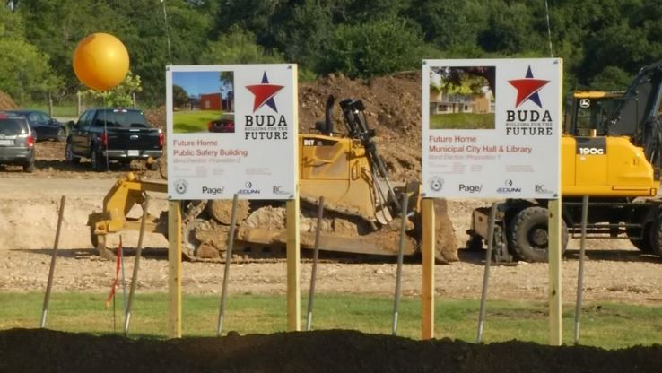 Buda City Leaders Hold Groundbreaking Ceremony