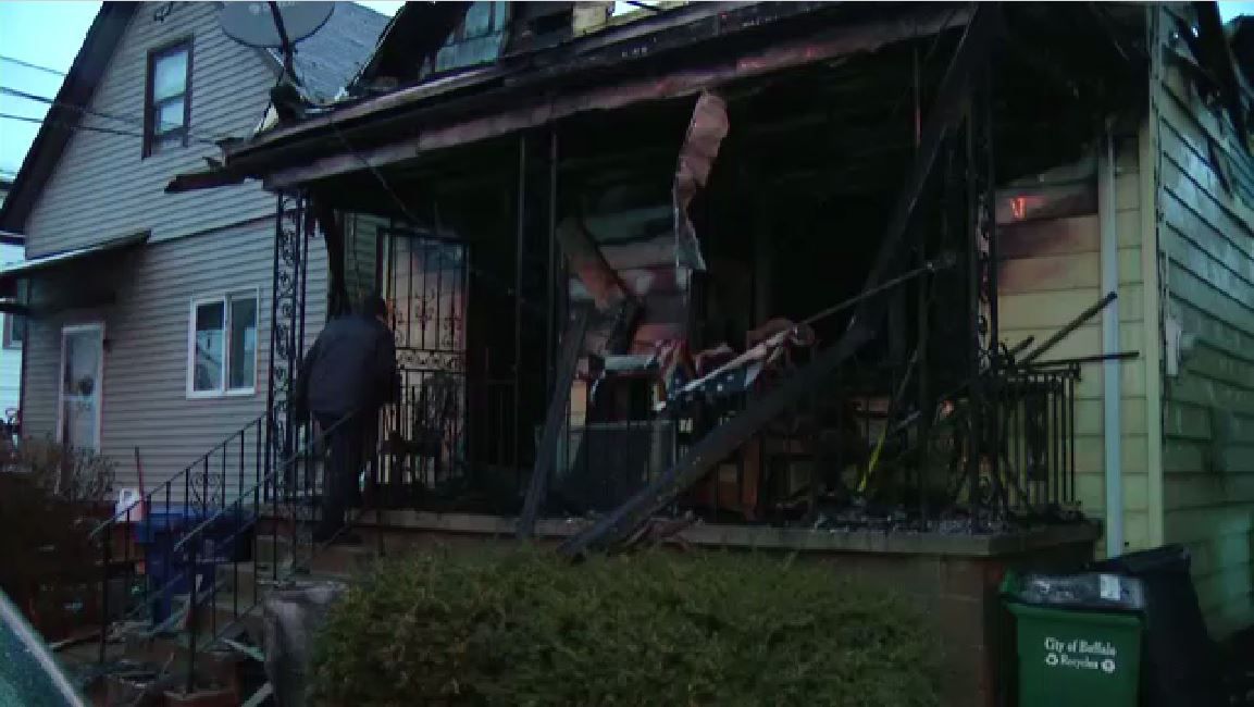Three homes damaged in Black Rock fire