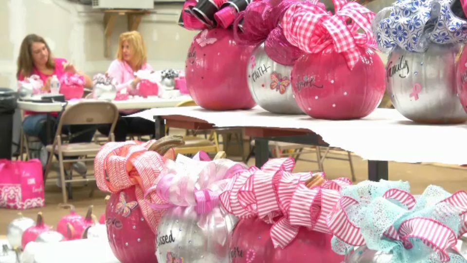 Pink Pumpkin Project supporting breast cancer fighters