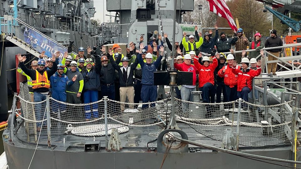 Mission to save USS The Sullivans shifts to maintenance