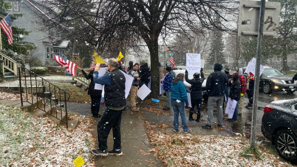 Buffalo Protesters Voice Concerns Over COVID Restrictions