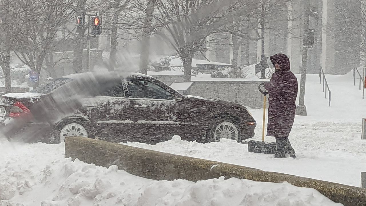 Photos: Lake-effect snow hits Western New York