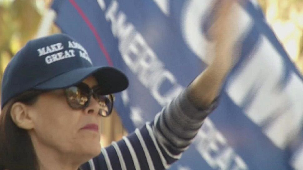 "Build The Wall" Rally Draws Dozens in Clearwater