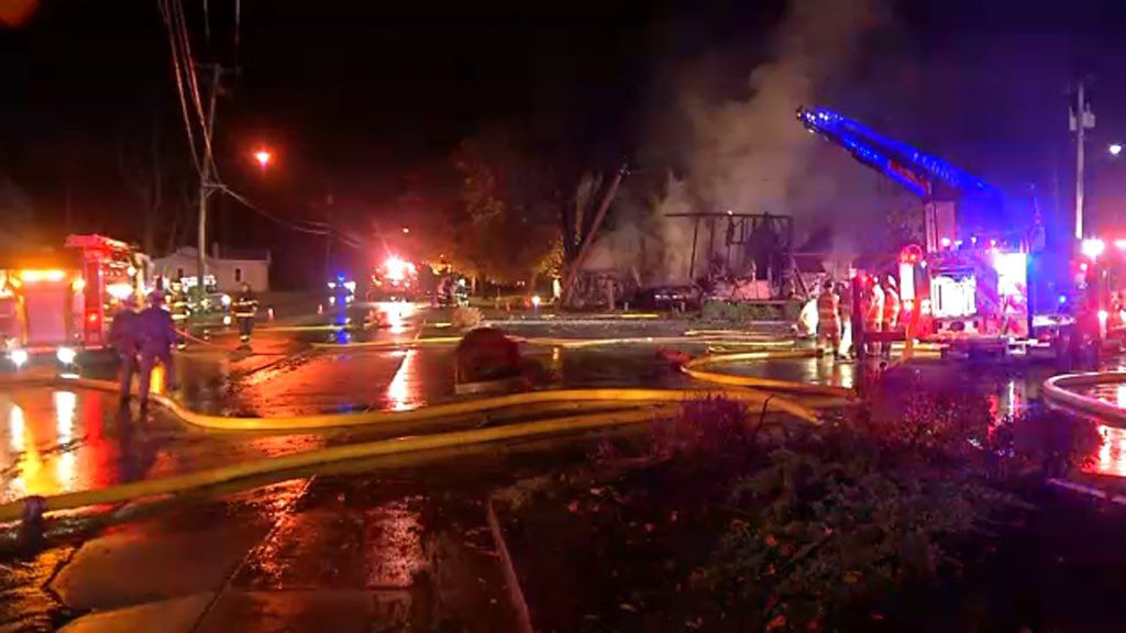 Car Hits House, Burns Home to the Ground