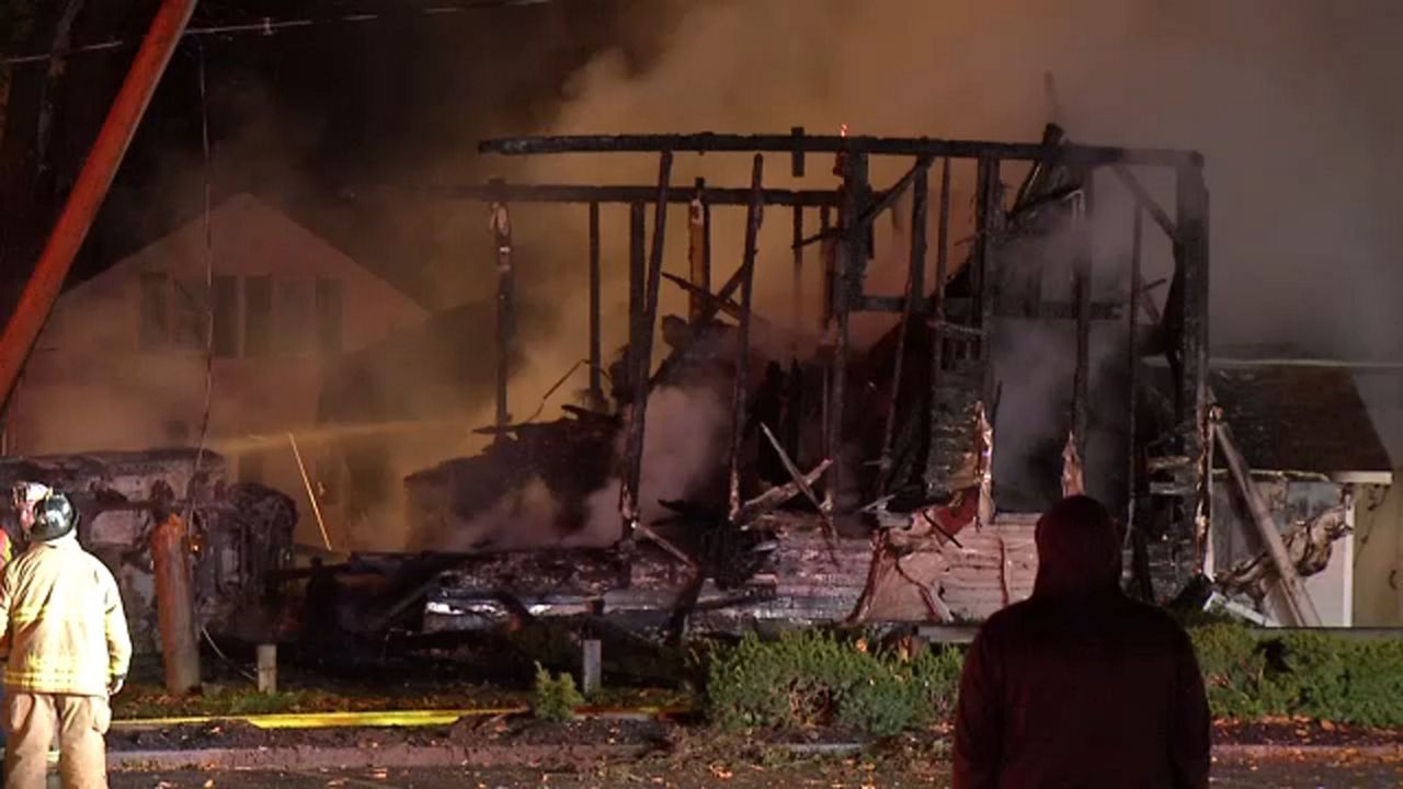 Car Hits House, Burns Home to the Ground