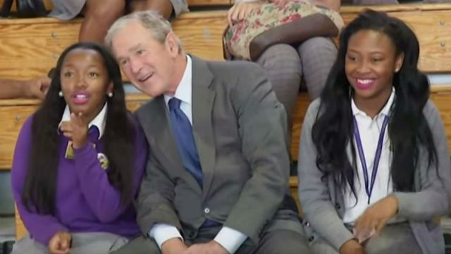 George W. Bush Visits Disaster Zone, 10 Years After Katrina