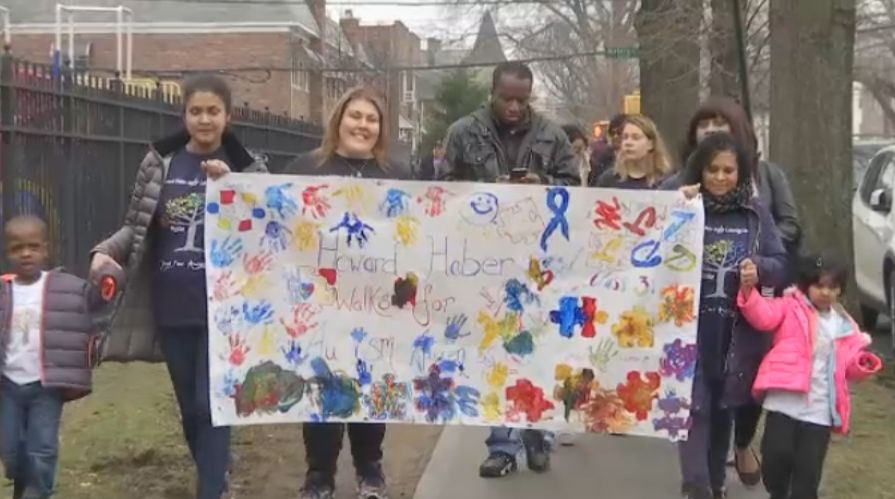 School Parade Kicks off Autism Awareness Month