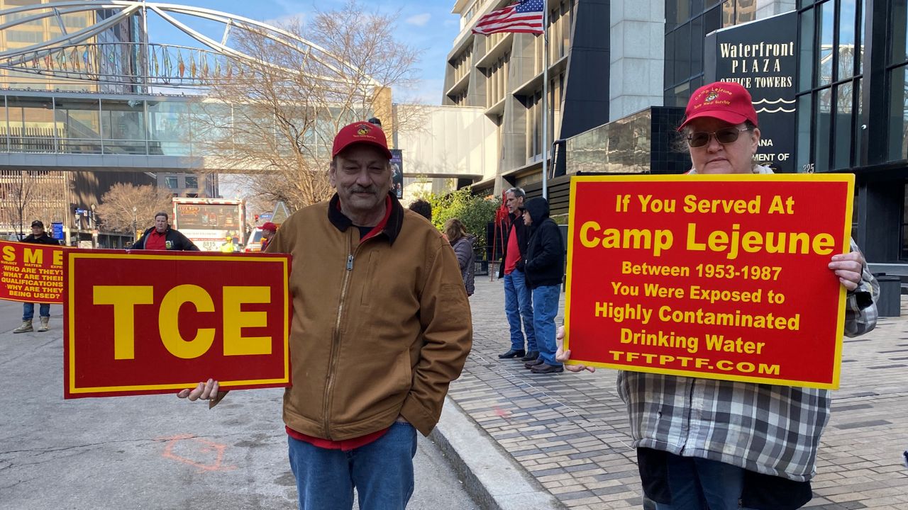 Camp Lejeune Toxic Water Survivors Rally in Louisville