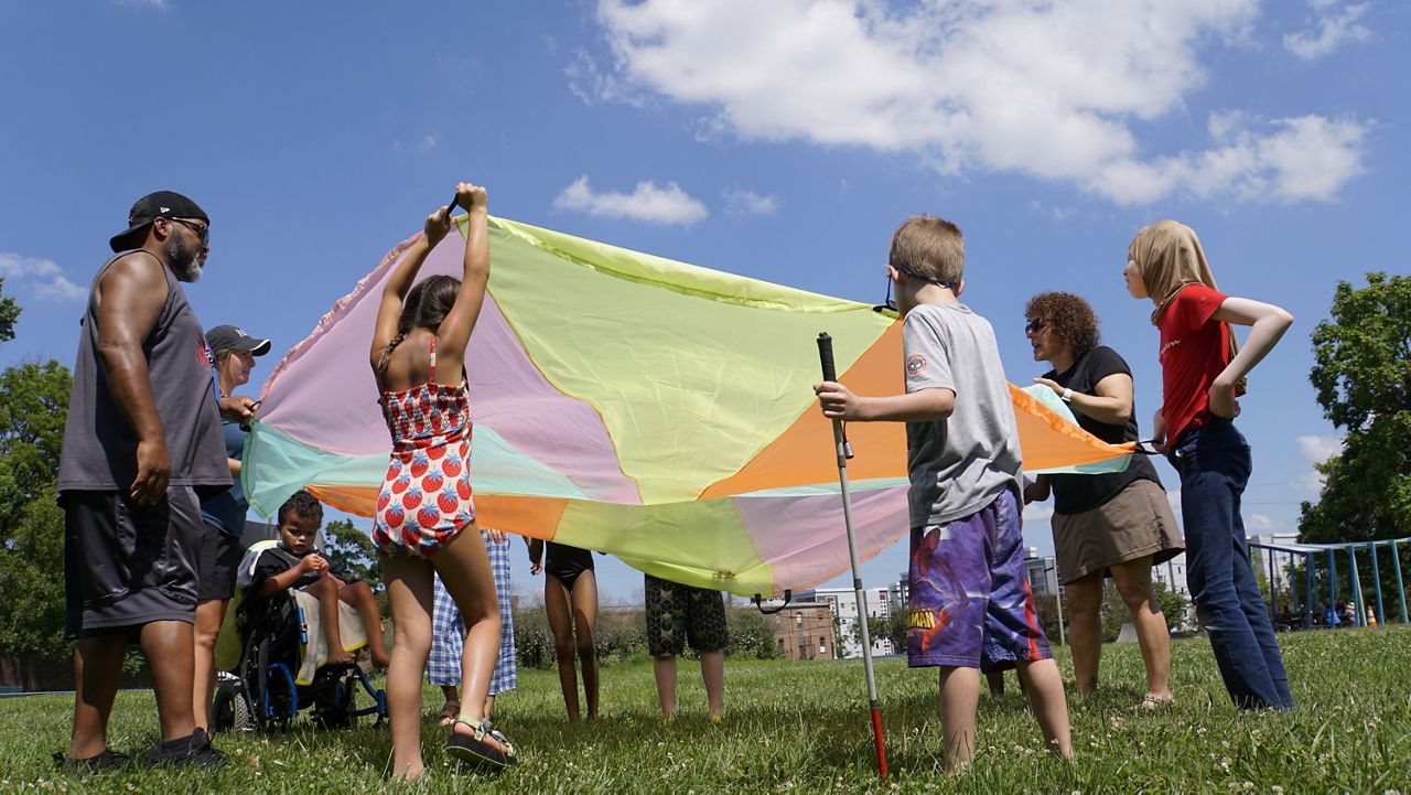 Summer camp for visually impaired students in Louisville