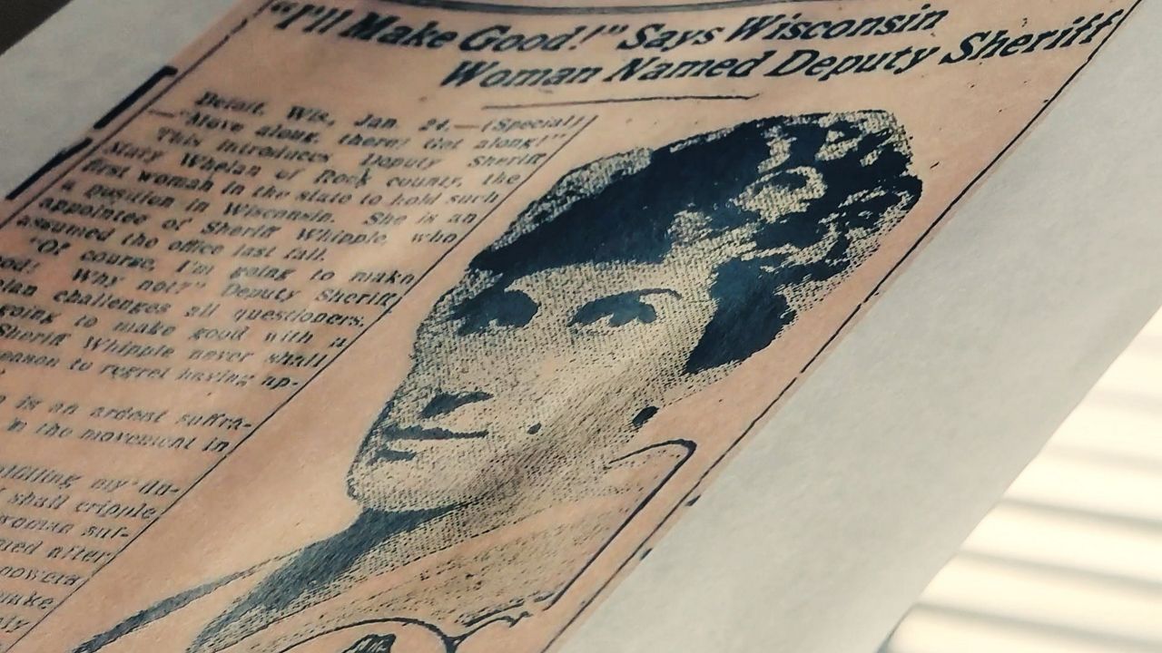 Rock County Sheriff Learns History of First Female Deputy