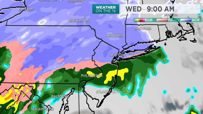 Will it snow Wednesday morning?