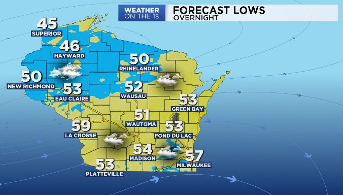 Wisconsin Friday Night Forecast