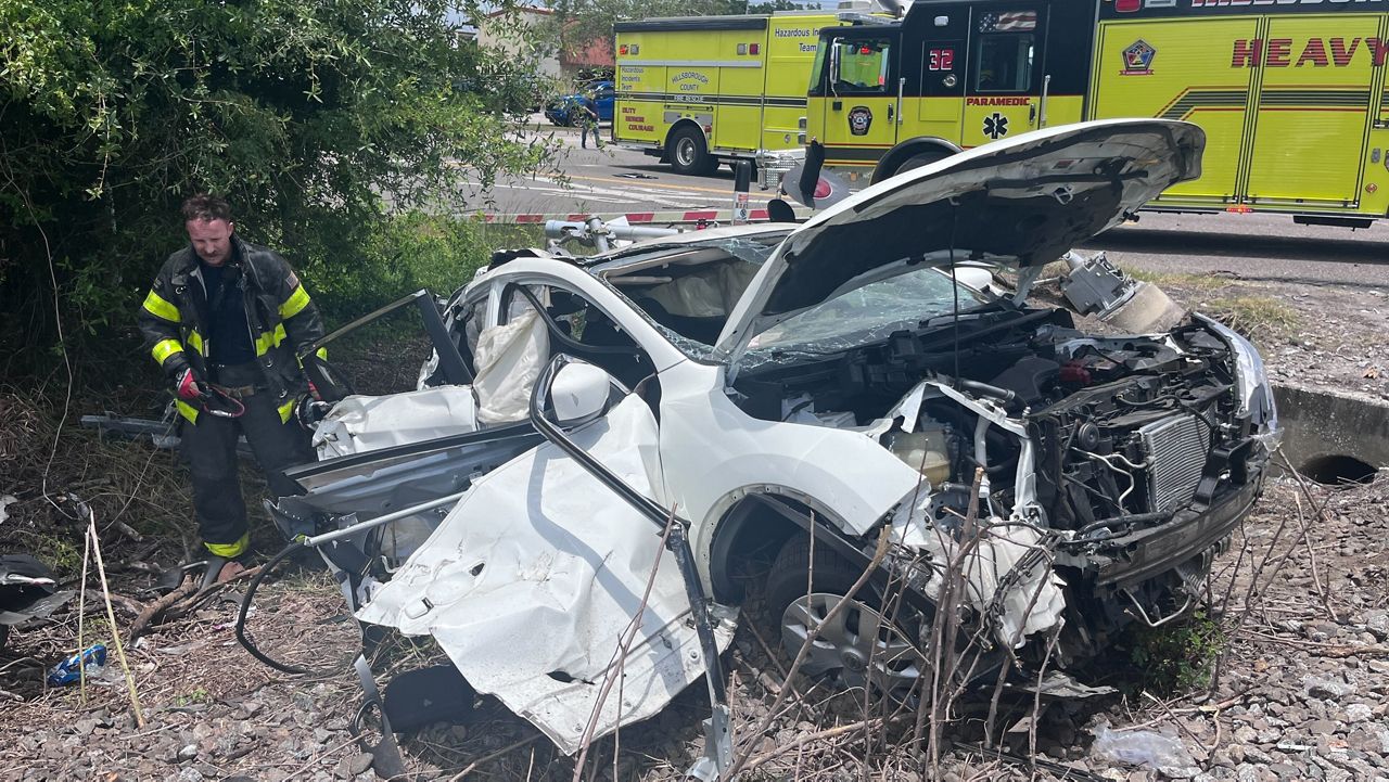 Minor injuries sustained after Amtrak train and car collide