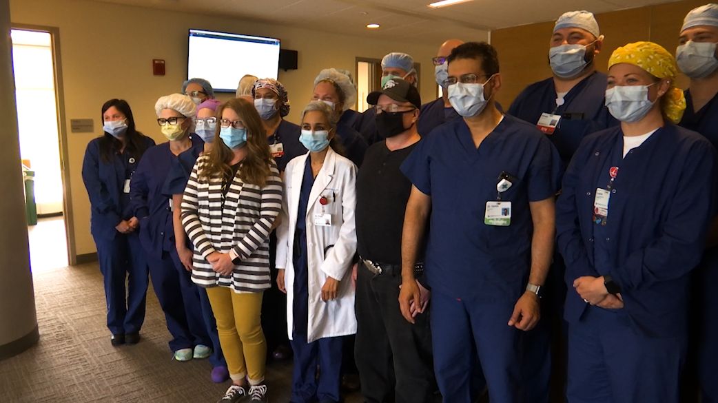 Man Survives Congestive Heart Failure Reunites With Care Team