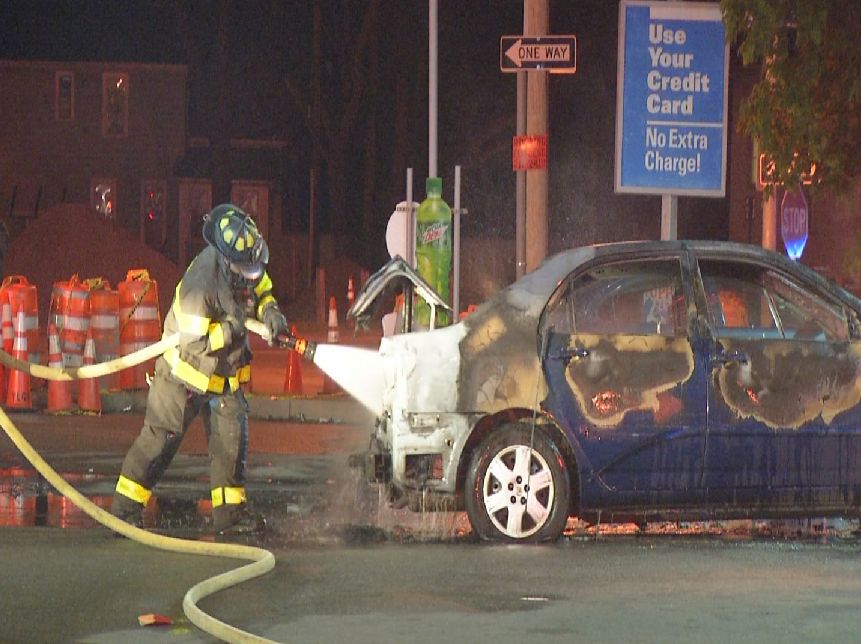 Greece Man Severely Burned After Gas Can In Back of Car Bursts Into Flames