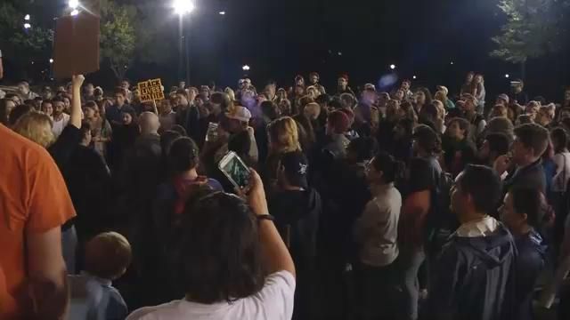 Hundreds of Anti-Trump Protesters Gather at Texas State Capitol