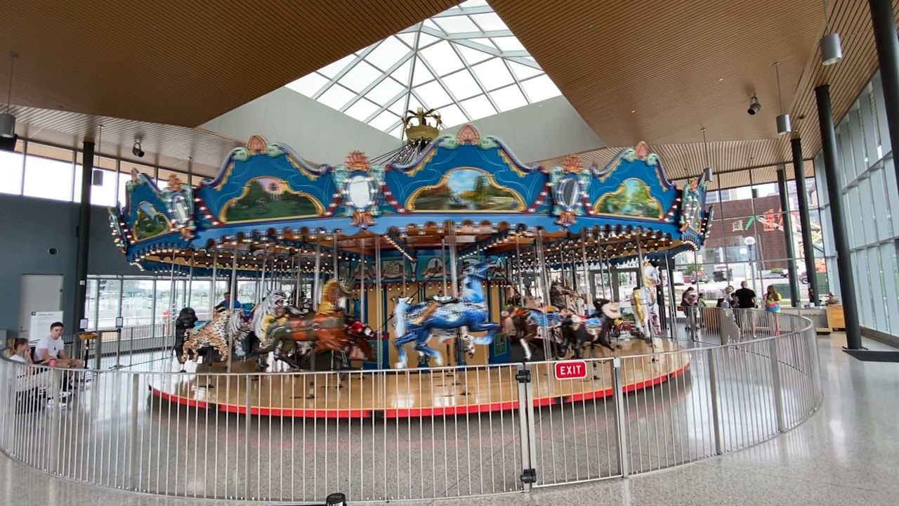 Carousel brings back smiles to kids' faces