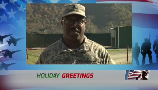 Military Greeting: Spc. Cedric Roberts