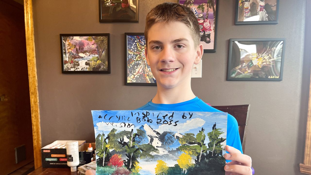 14-year-old Kenosha boy supports autism through painting