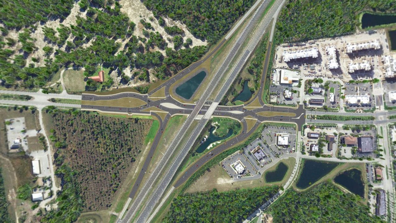 Diverging diamond intersection now open in Osceola