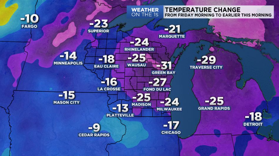 Wisconsin Saturday Forecast