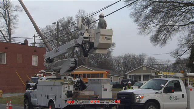 Car Hits Utility Pole in West Charlotte
