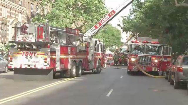 FDNY Investigates Cause of Chelsea Rooftop Fire