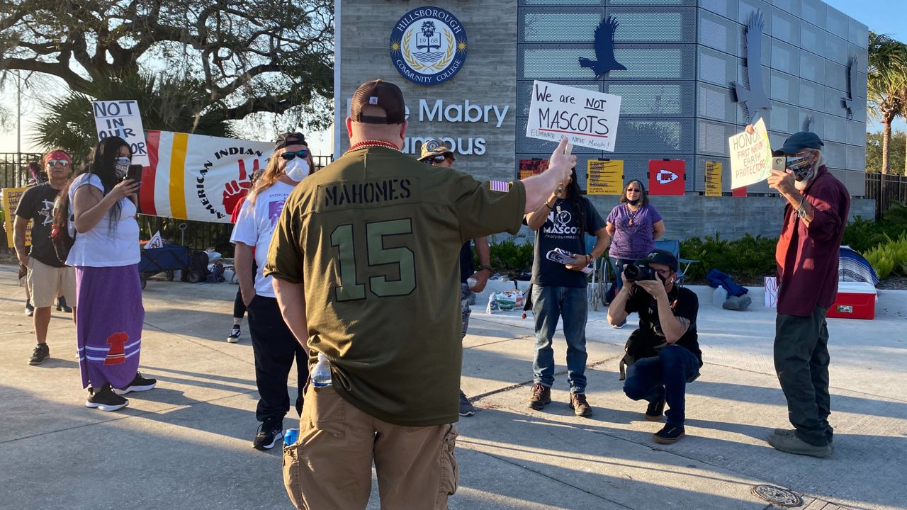 Indigenous Rights Group Protests Chiefs at Super Bowl LV