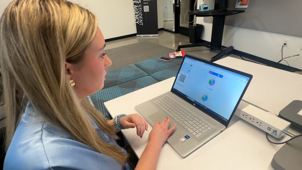 Student creates app after bone breaking disorder