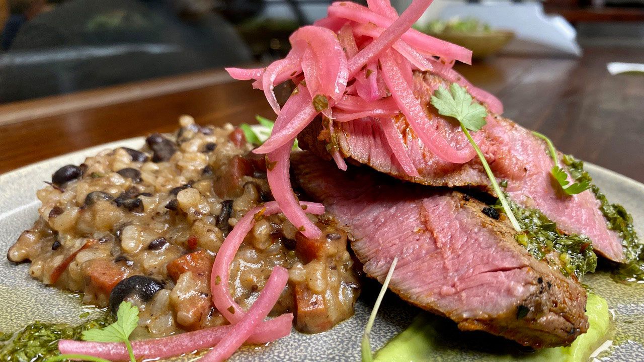 Chef’s Kitchen: Churrasco Steak and Black Bean Risotto